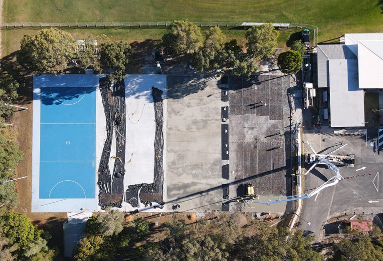 Home Netball Court Construction - Mini Netball Court | Sports